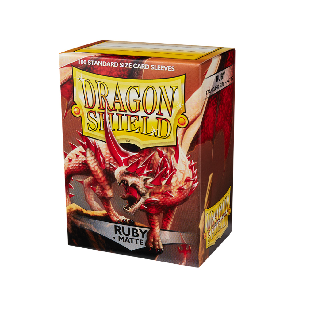 FOLIOS – Dragon Shield – Matte – Ruby (100un) - Bazaar of Baghdad