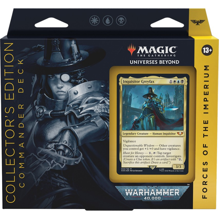 COMMANDER DECK - WARHAMMER 40.000 - FORCES OF THE IMPERIUM - COLLECTOR ...