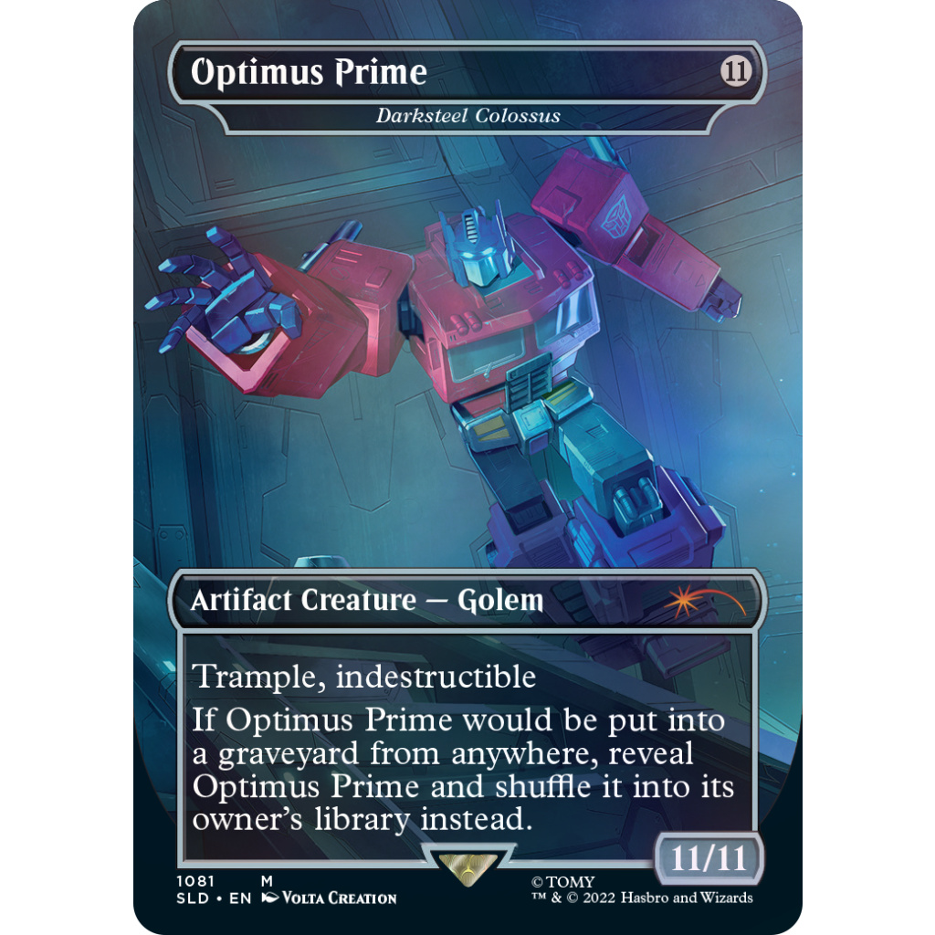 SECRET LAIR - Transformers: Optimus Prime vs. Megatron (Traditional ...